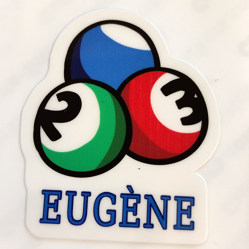 Billiard Ball Sticker